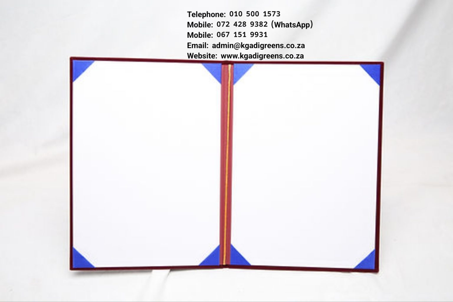 Graduation Certificate Folder A4 Velvet | Premium Certificate Cover for ...