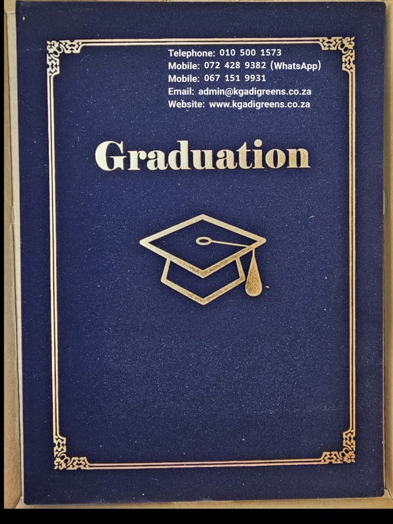 Graduation Certificate Folder A4 Velvet | Premium Certificate Cover for ...