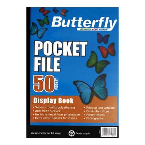 Butterfly A4 Pocket/Display File (50 Page) - Kgadi Greenleaf