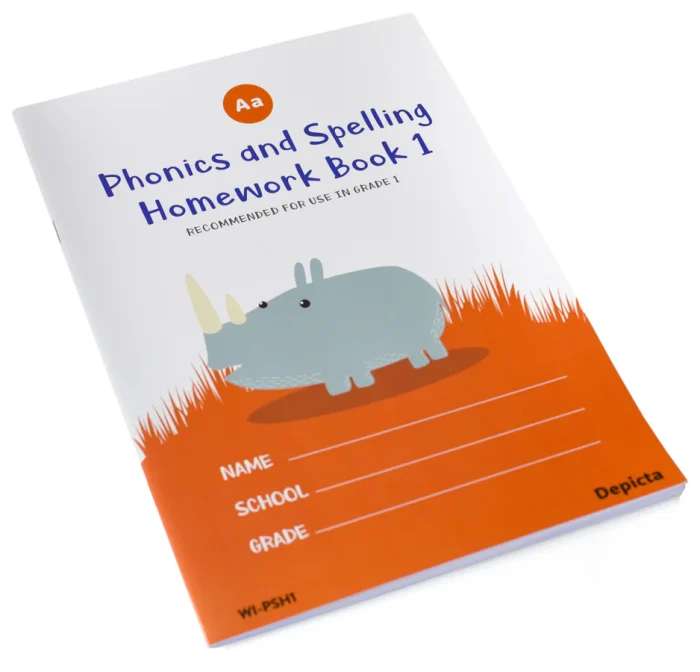 Phonics and Spelling Homework Book 1 - Kgadi Greenleaf